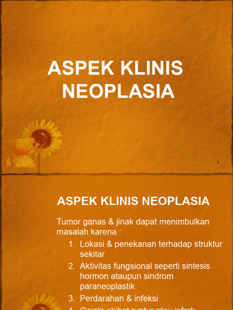 Aspek Klinis Neoplasia | PDF | Carcinoma | Cancer