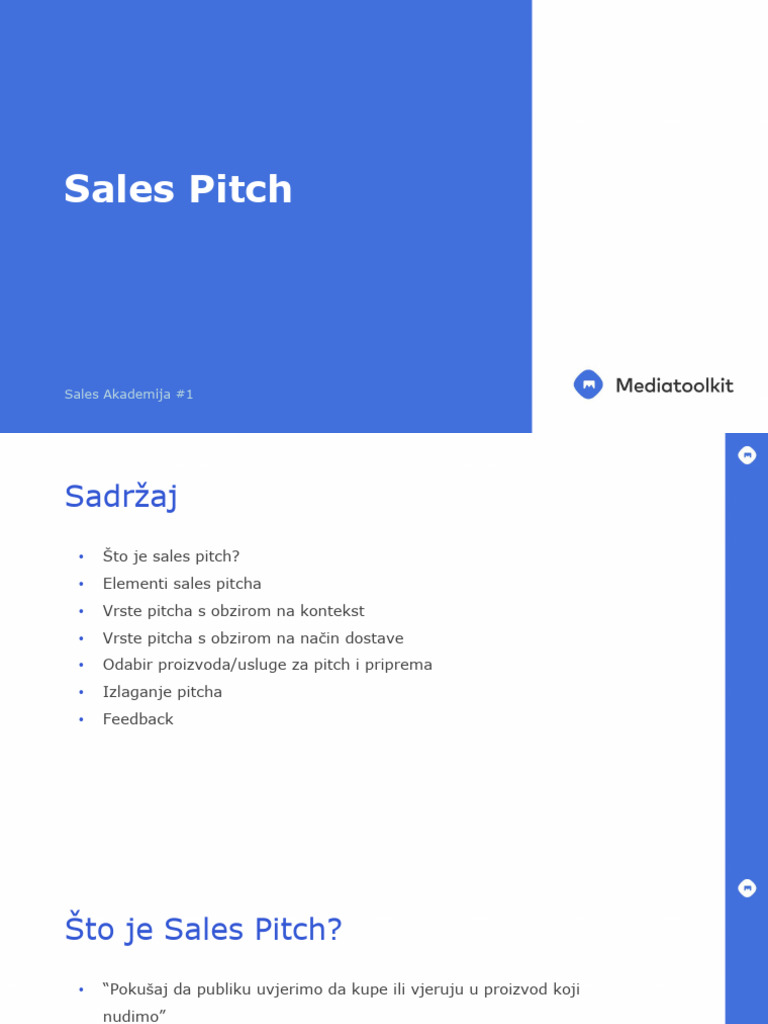 Sales Pitch | PDF