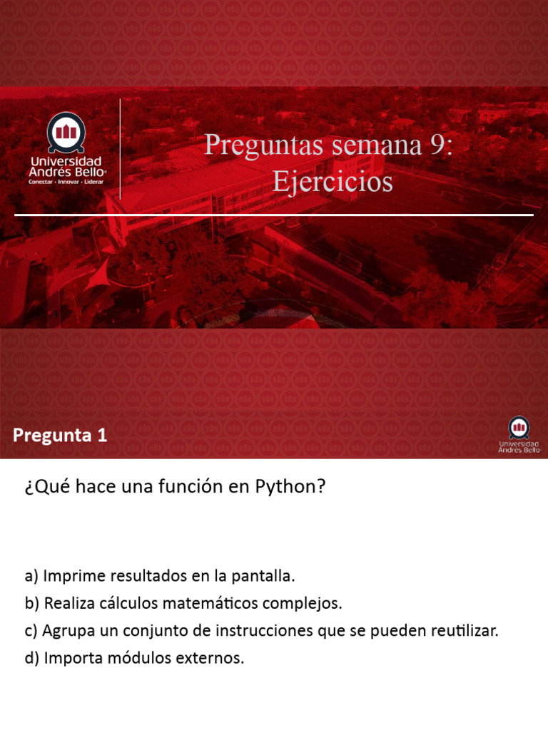 Semana 09 - Ejercicios | PDF | Python (lenguaje de programación ...