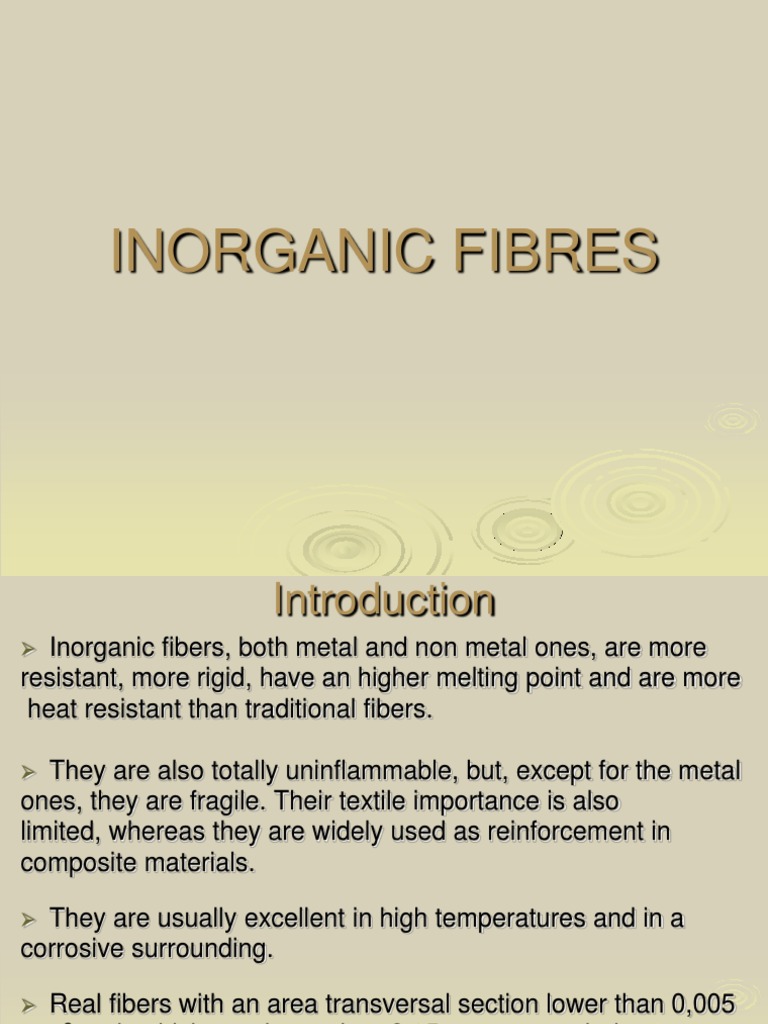 Inorganic Fibres | PDF | Glasses | Fibers
