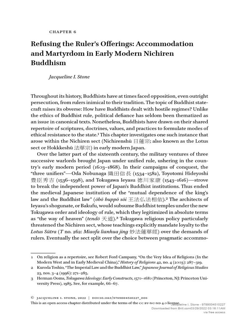 Refusing The Ruler's Offerings - Accommodation and - 240315 - 063558 ...