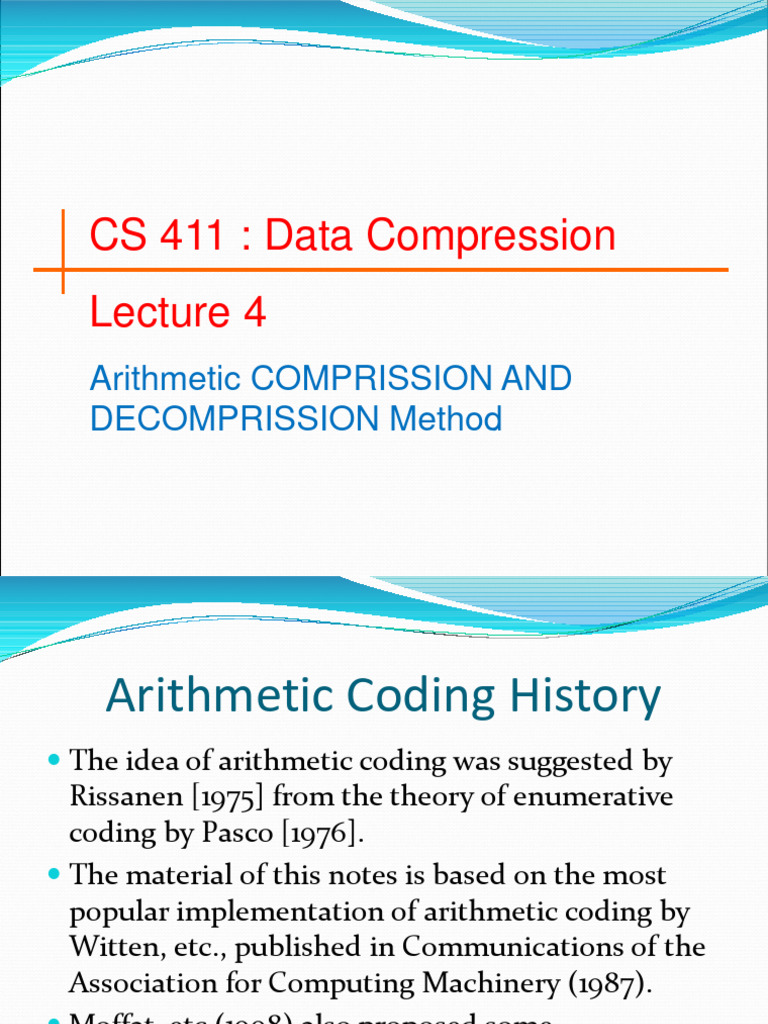 Arithmetic Coding for CS Students | PDF | Code | Applied Mathematics