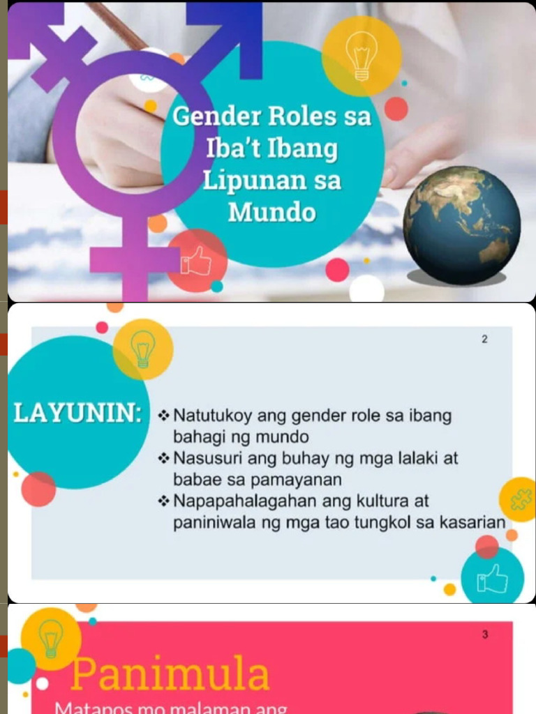 Gender Roles Sa Ibang Lipunan | PDF