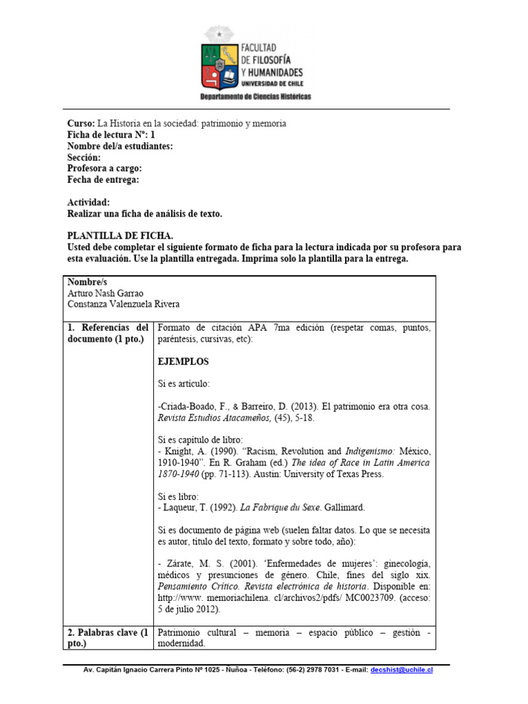 Ficha Lectura HS 2024 Versi N Final-1 | PDF | Evaluación | Bienes (Ley)
