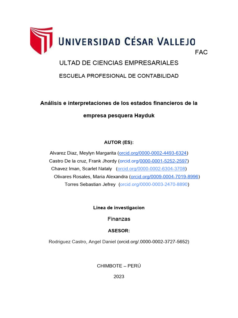 Análisis del Leasing Financiero en Hayduk | PDF | Economias