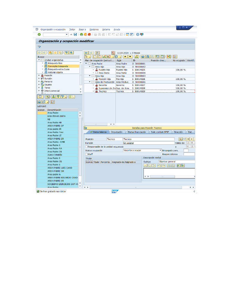 Ejercicio 4 - Sap Hcm | PDF
