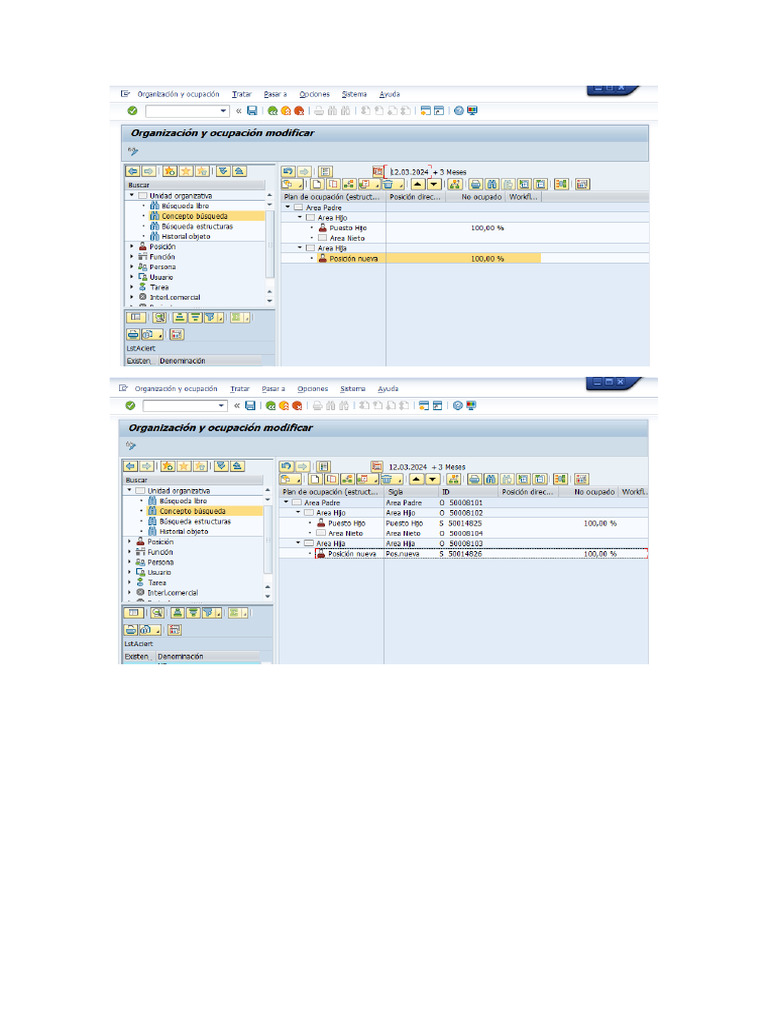 Ejercicio 3 - Sap HCM | PDF