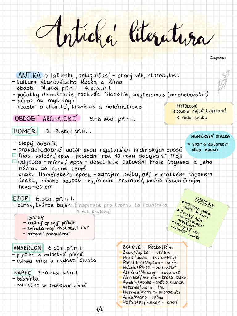 Antická Literatura | PDF