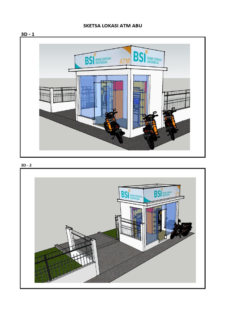 Contoh Design Bangunan ATM & PKS | PDF
