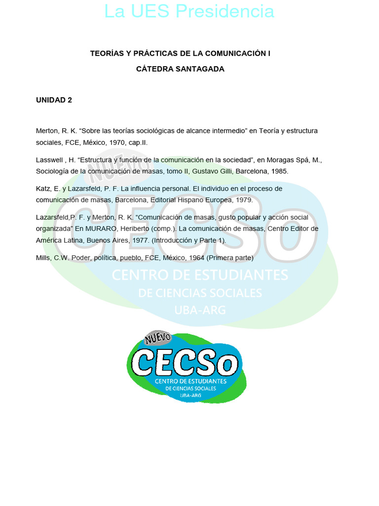 Modulo U2 | PDF | Medios de comunicación) | Comunicación