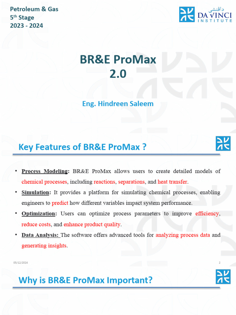 BR&E ProMax | PDF | Simulation | Extraction Of Petroleum