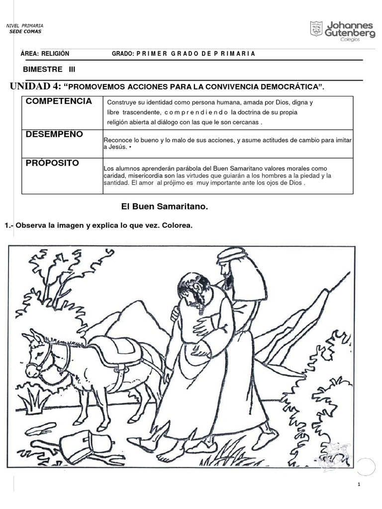 T - PARÁBOLA DEL BUEN SAMARITANO | PDF | Creencia religiosa y doctrina