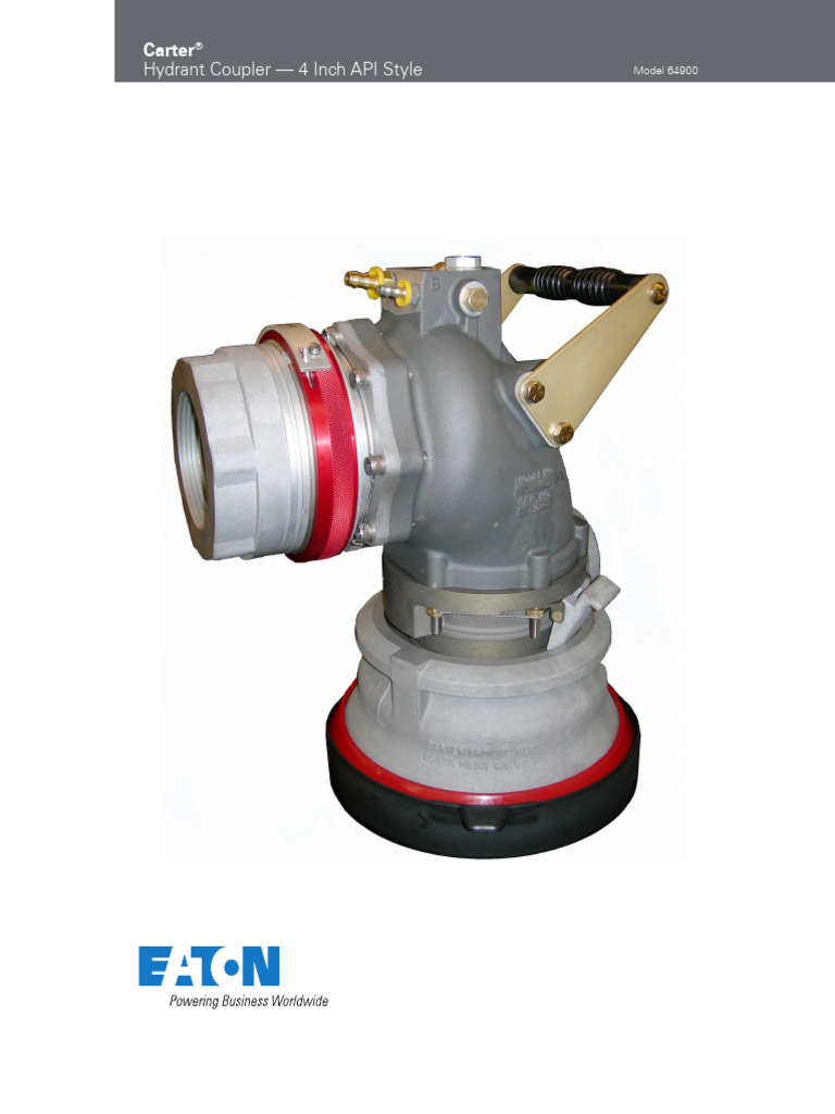 Eaton 64900 Hydrant Coupler Brochure tf100 120c en Us | PDF | Valve | Screw