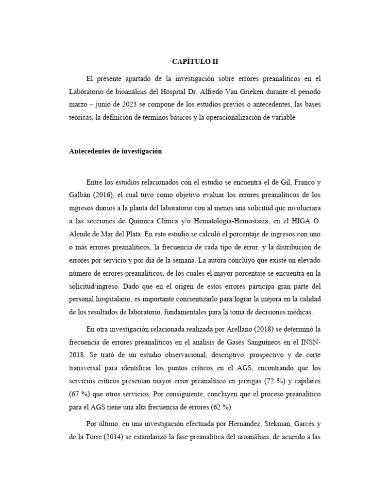 Cap 2 Laboratorio Clinico 0205 | PDF | Laboratorios | Medicina CLINICA