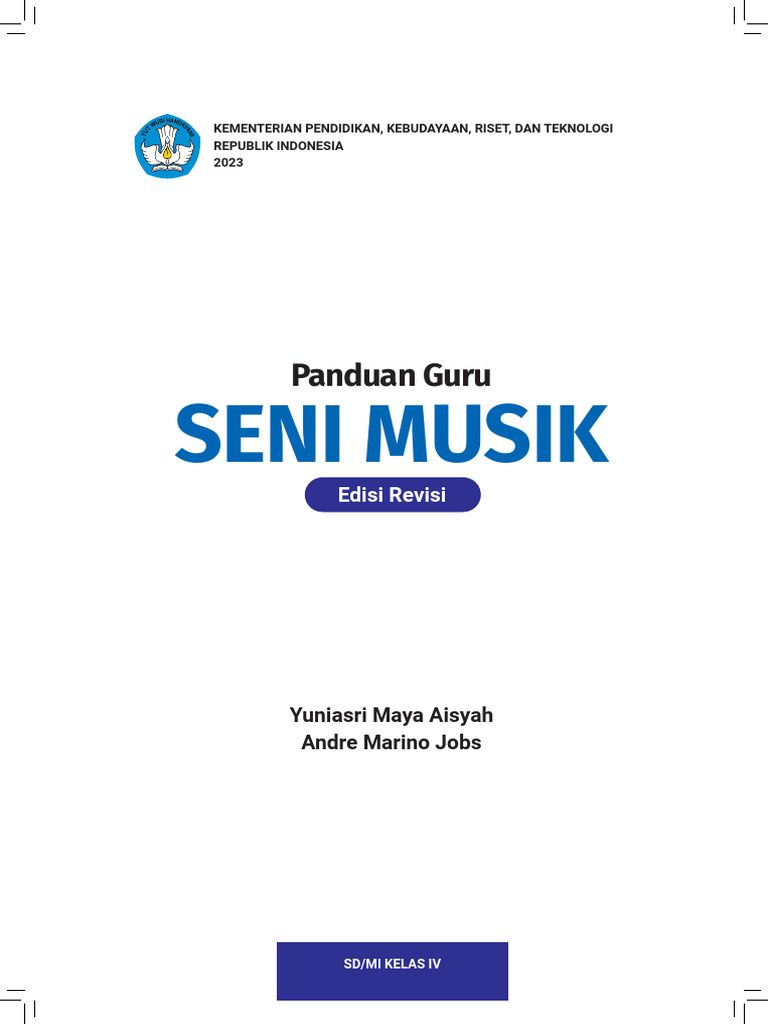 Panduan Guru Seni Musik Kelas IV | PDF