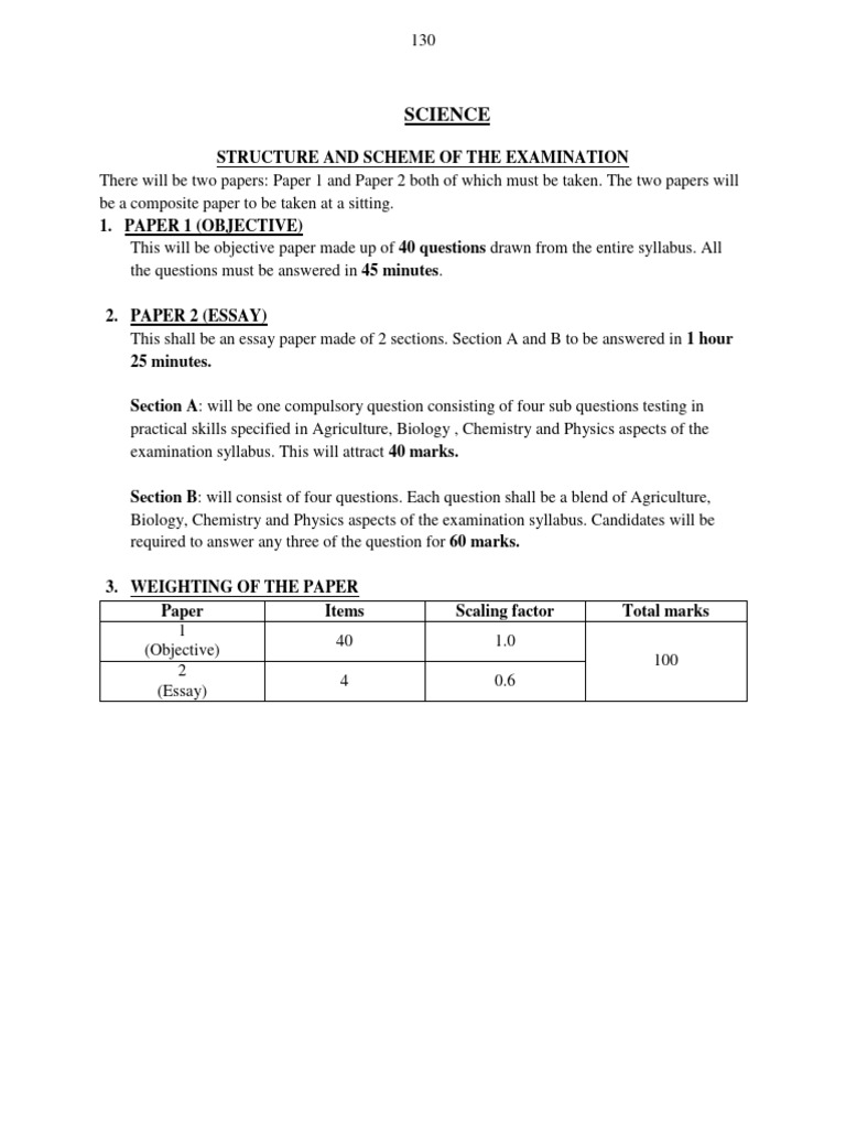 2024 Bece Science Sample Questions From Waec | PDF | Solar System | Soil