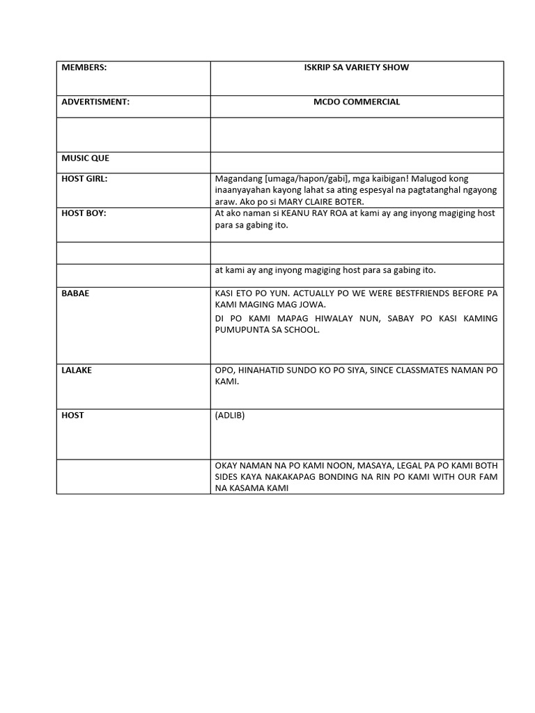 Filipino Script Group 2 | PDF