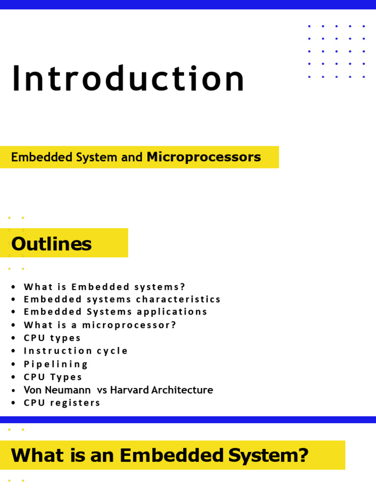 Embedded System and Microprocessors | PDF | Embedded System | Central Processing Unit