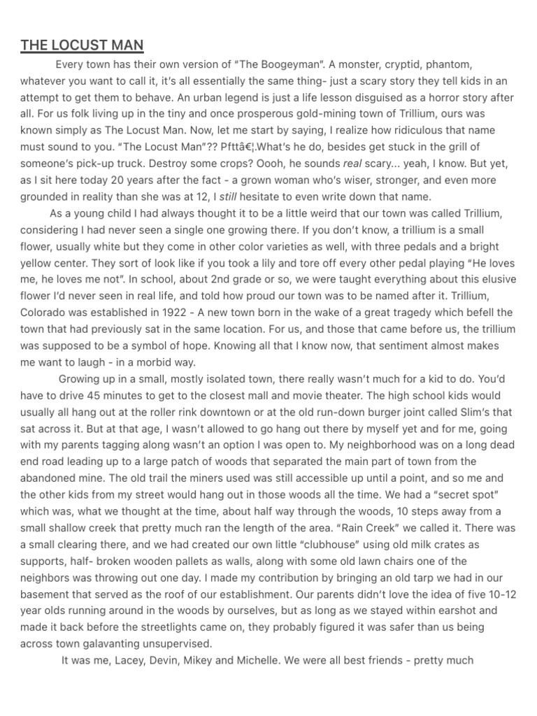 The Locust Man | PDF