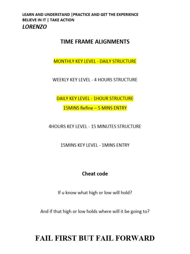 Time Frame Alignments | PDF
