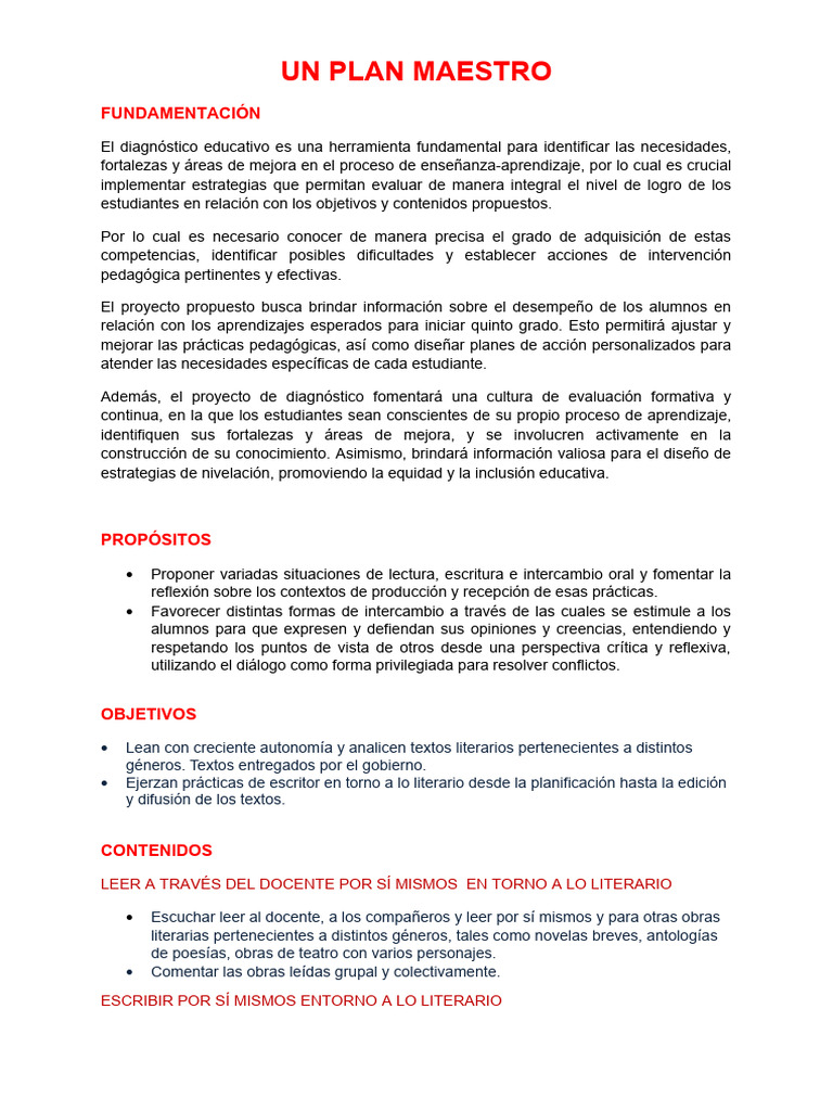 Secuencia Un Plan Maestro | PDF | Comunicación humana | Cognición