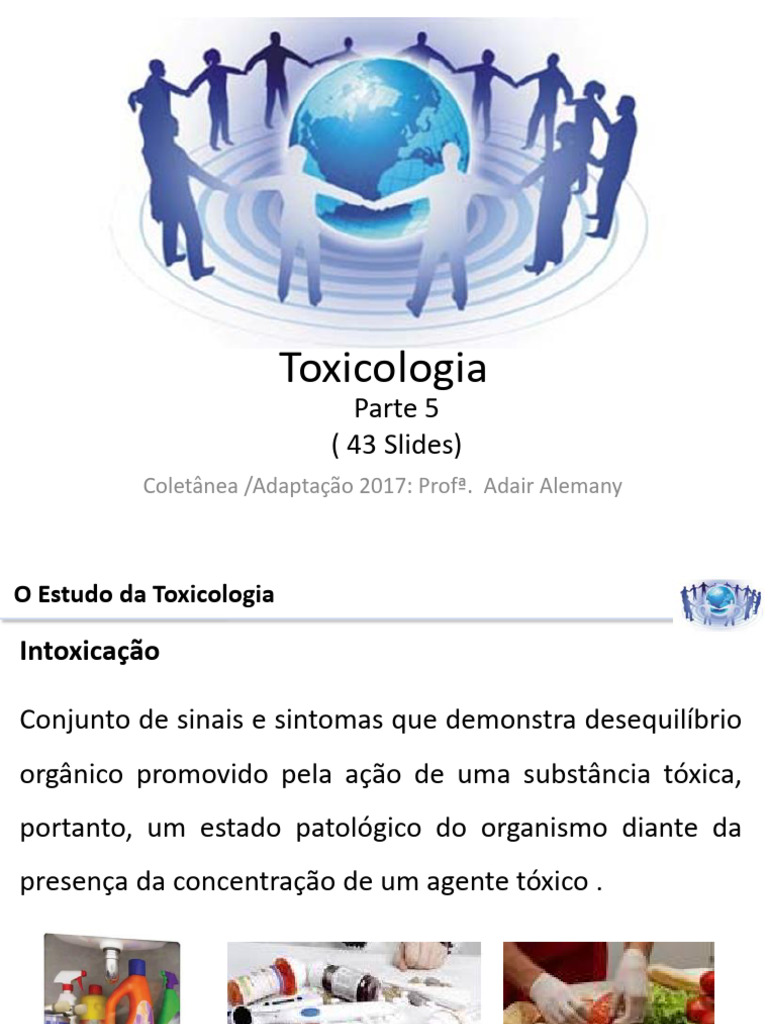 CBIO - Toxico - Parte 5 | PDF | Toxicologia | Toxicidade