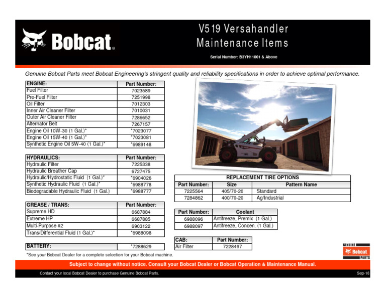 v519 Maintenance Chart | PDF | Motor Vehicle | Vehicles
