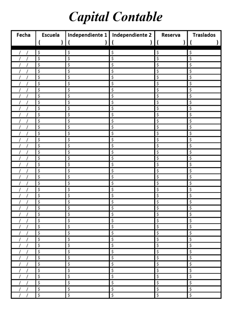 Capital Contable | PDF