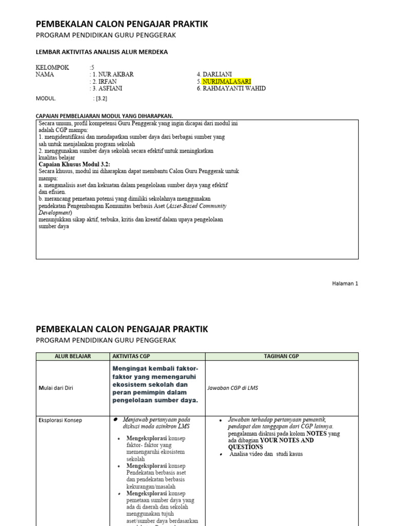 LA-Modul 3.2 - Kelompok 5 | PDF