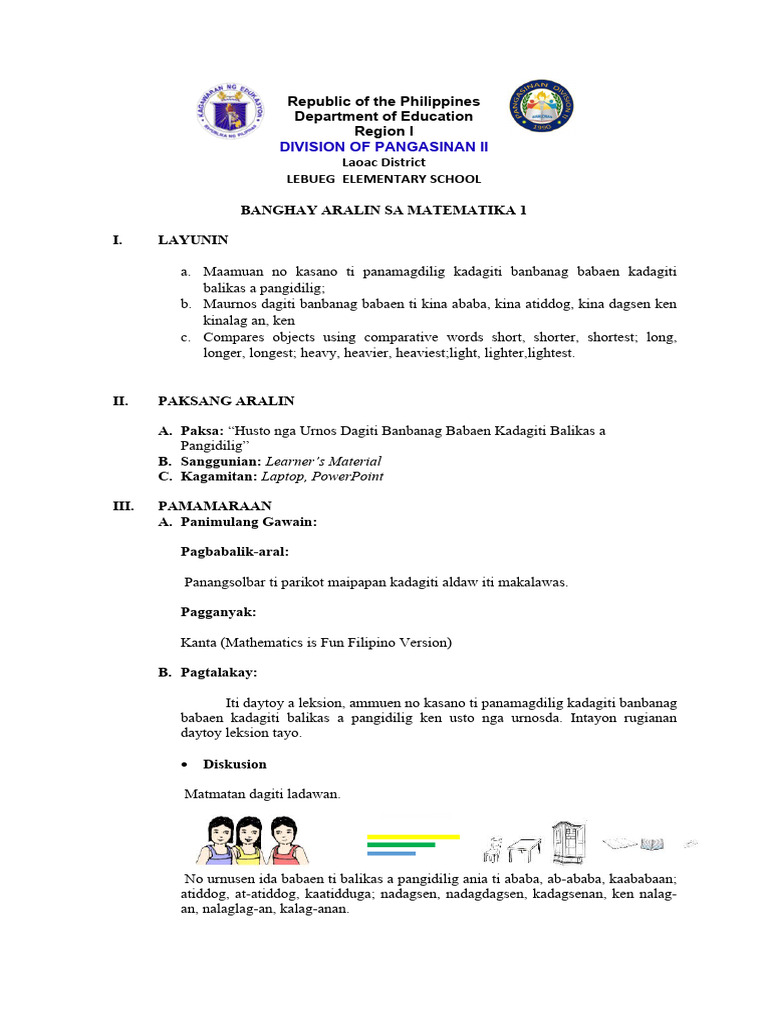 Cot 4 - Mathematics | PDF