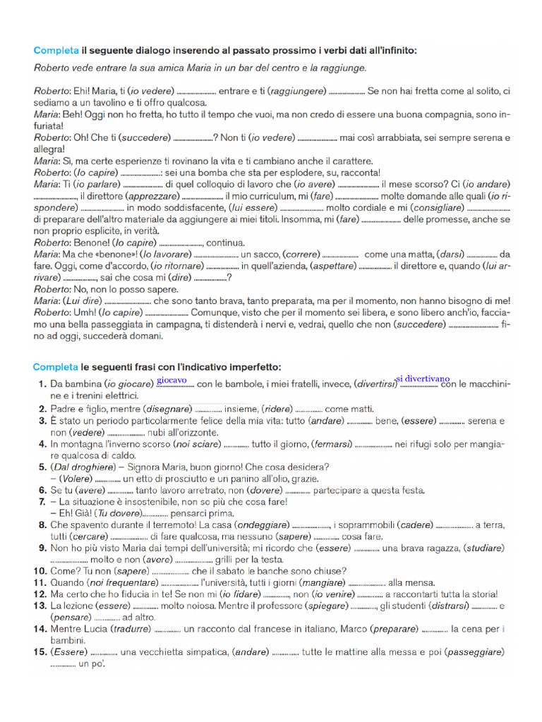 Esercizi Ripasso 4 | PDF