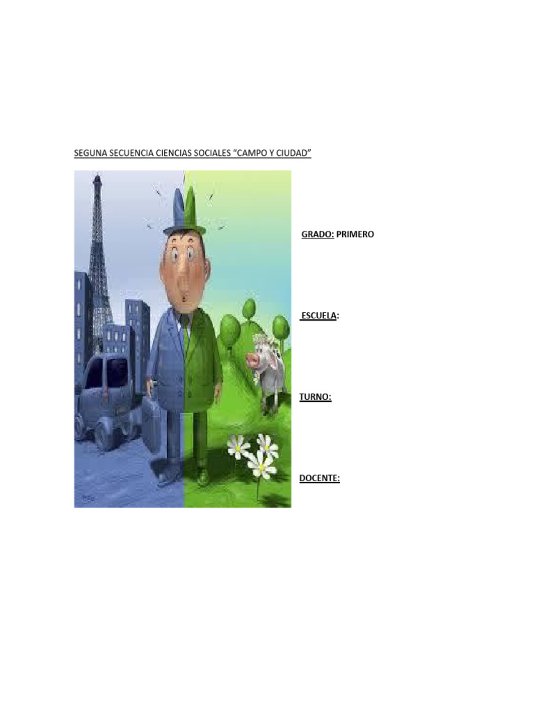 Campo y Ciudad: Territorios en Ciencias Sociales | PDF | Sociedad ...