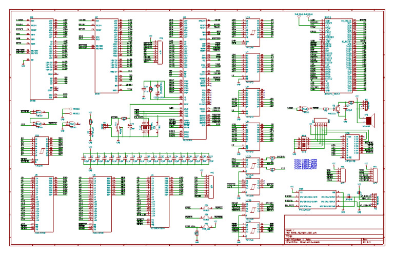 8088 FE2010A SBC Schematic 1.1 | PDF