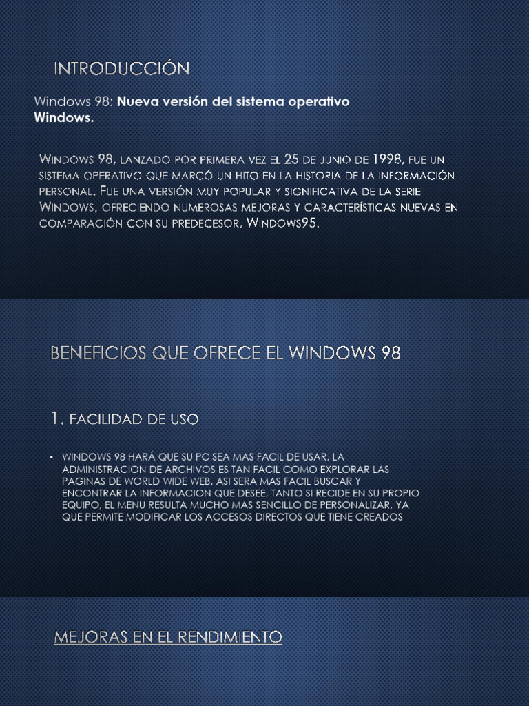 Windows 98. | PDF | Microsoft Windows | Microsoft