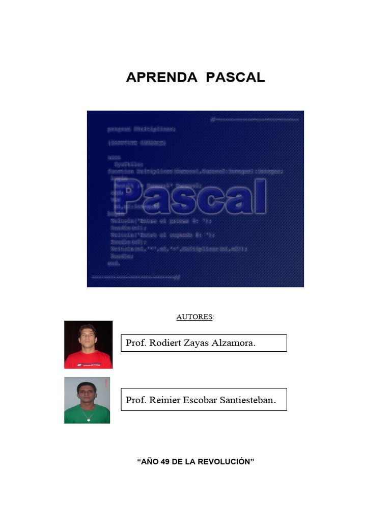 Aprenda Pascal | PDF | Compilador | Lenguaje de programación