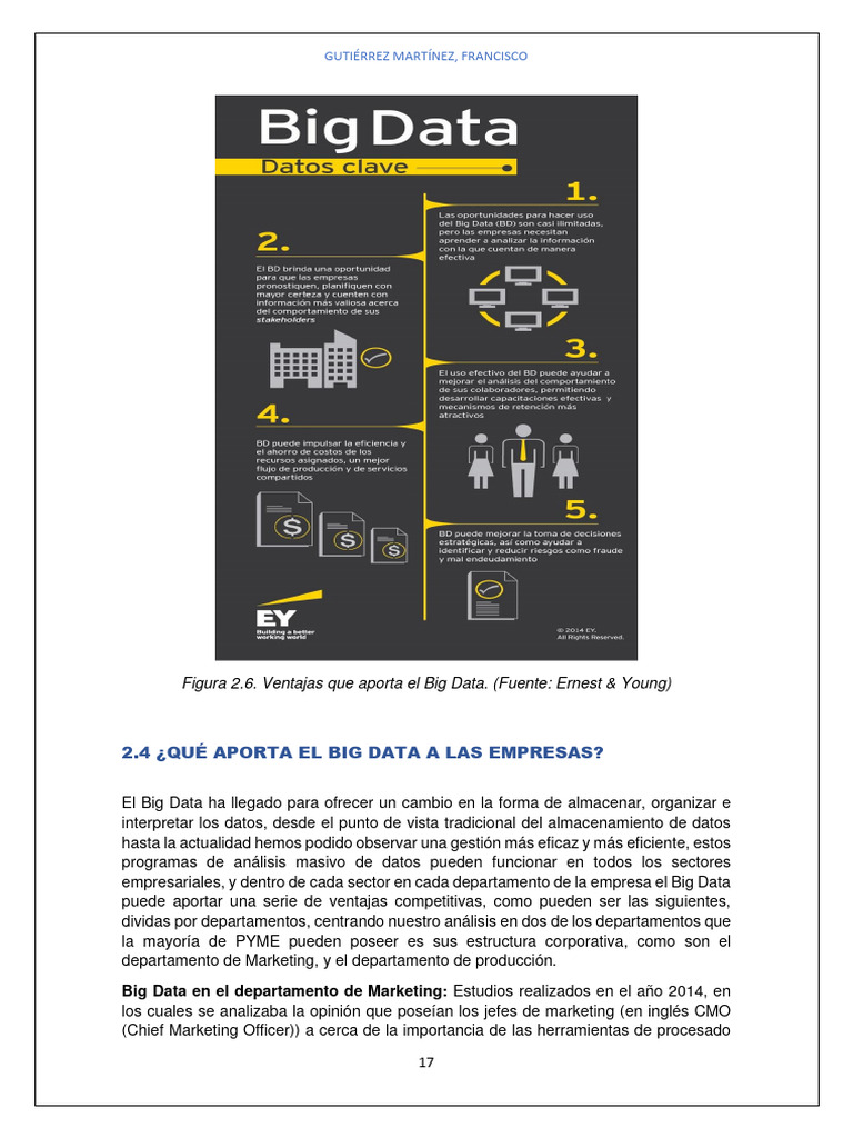 2.4 ¿Qué Aporta El Big Data A Las Empresas?: Gutiérrez Martínez, Francisco | PDF | Big Data ...