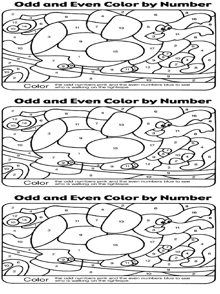 Odd and Even Coloring | PDF