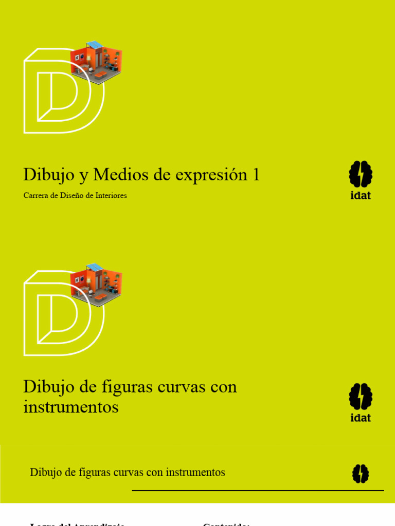 Tema 2A - Dibujo de figuras curvas con instrumentos | PDF | Dibujo | Curva