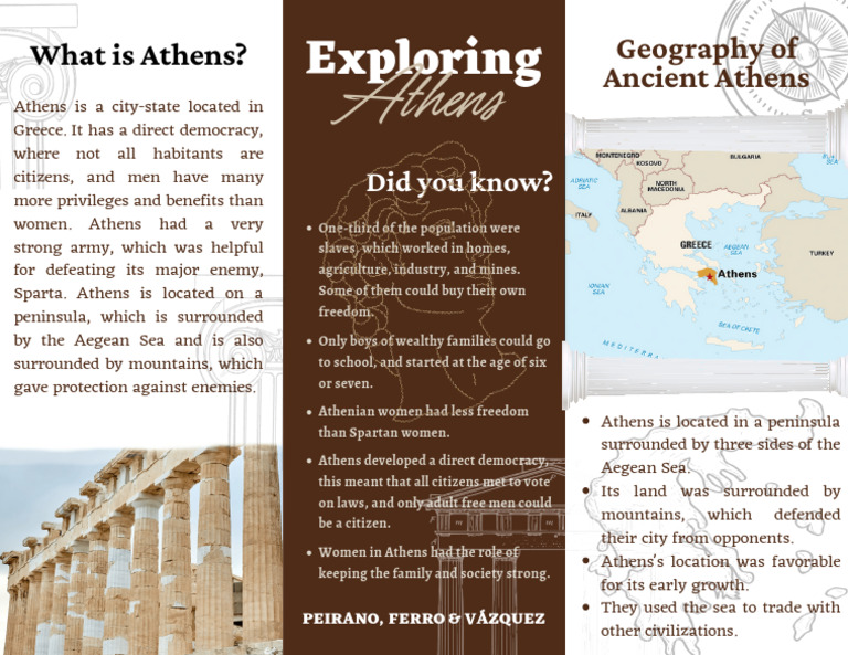 Ancient Athens: Society and Geography | PDF | Athens | Classical Athens