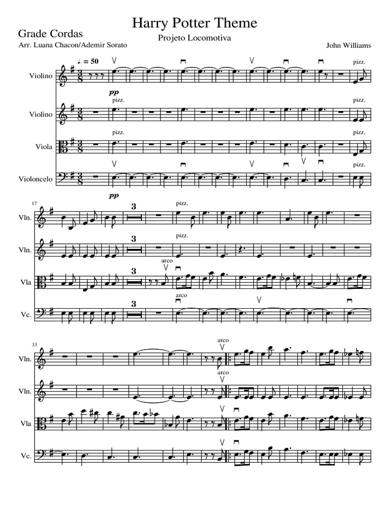 Harry Potter Theme-Grade Cordas | PDF