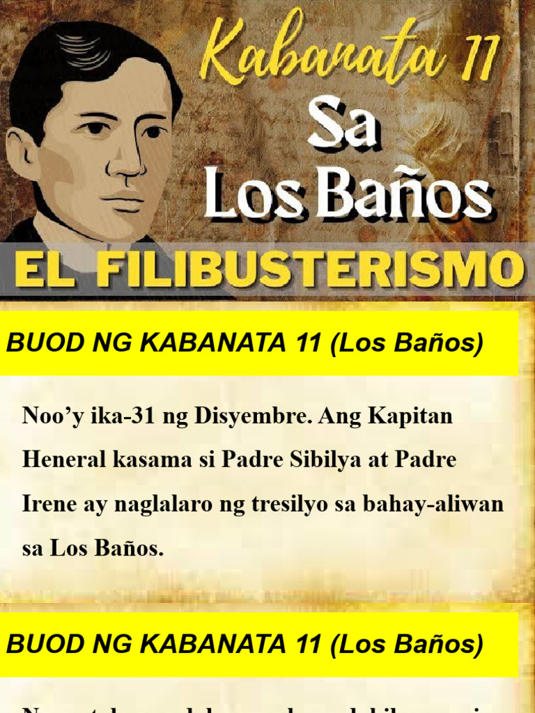 Kabanata 11 16 El Filibusterismo | PDF