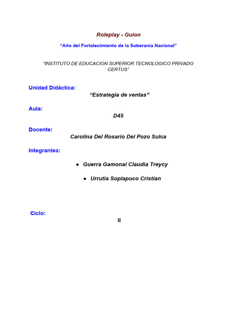 AA2 Roleyplay Duo16 | PDF | Tarjeta de crédito