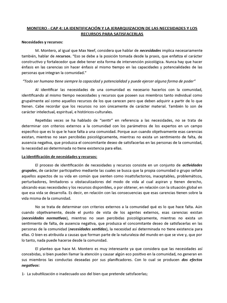 Montero-Cap 4 | PDF | Ideologías | Sociedad