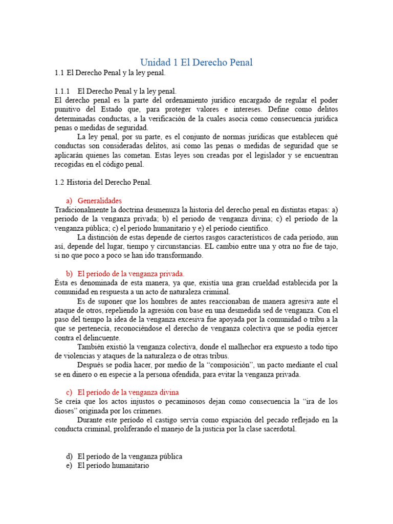 Derecho Penal | PDF | Derecho penal | Justicia