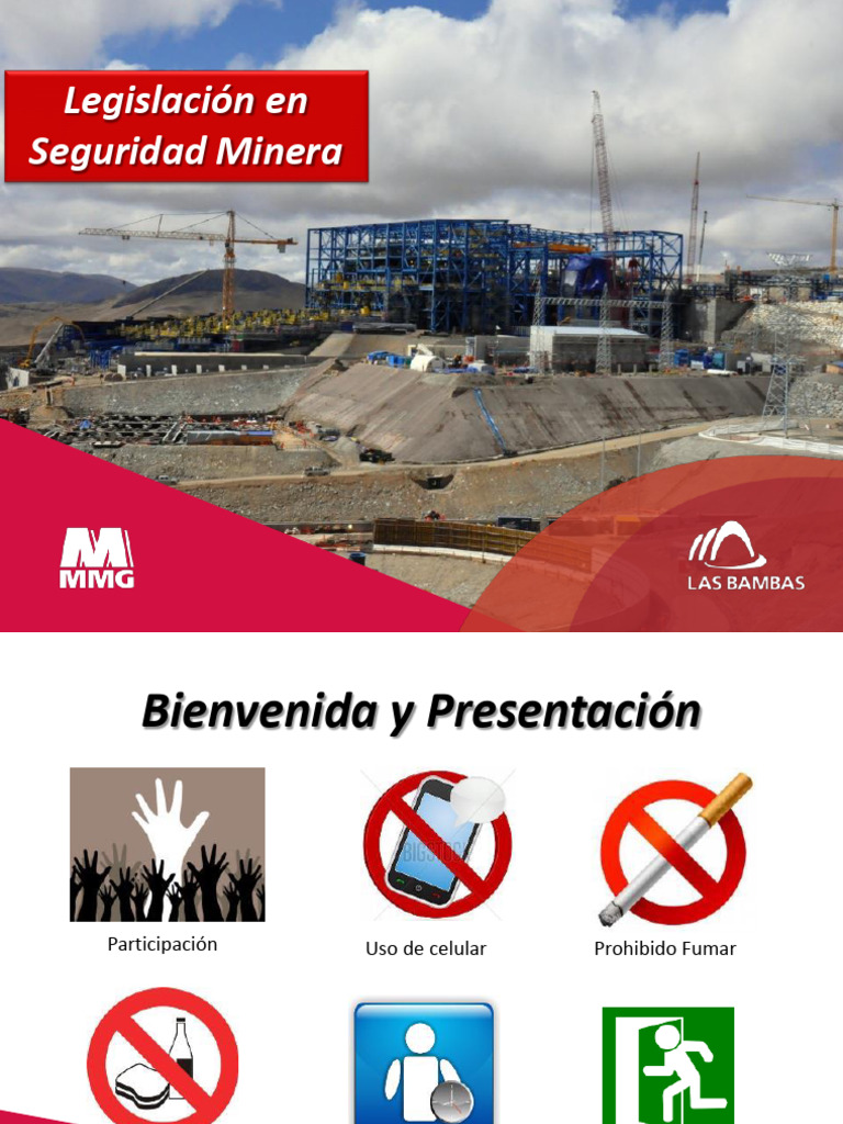 MMG-Las Bambas Legislacion Seguridad Minera | PDF | Minería | Seguridad y salud ocupacional