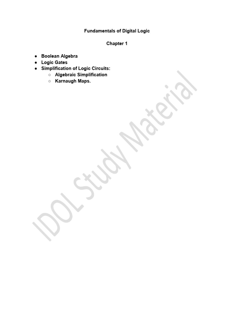 Computer Organization and Architecture 1 | PDF | Logic Gate | Electronic Design