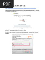 Office 2021 Key | PDF