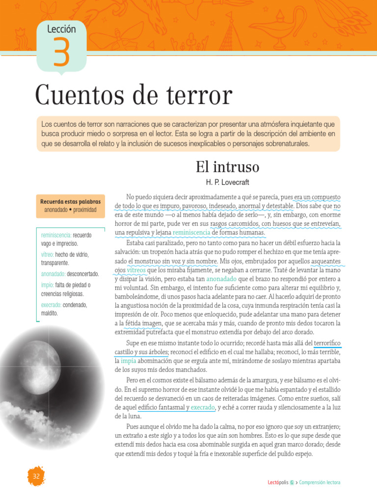Lectopolis 8 Basico | PDF | Mano | Ficción de terror