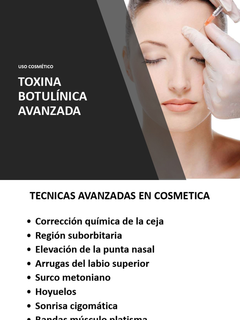 Toxina Botulínica Avanzada | PDF | Arruga | Fuerza