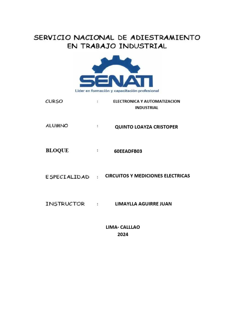 Entregable 01 Circuitos y Mediciones | PDF | Energia electrica | Red eléctrica